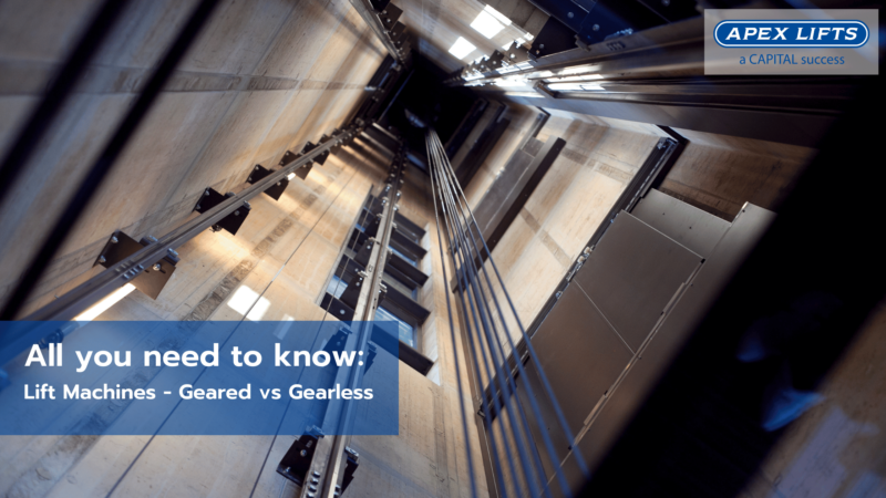 All you need to know: Lift Machines - Geared vs Gearless - Apex Lifts